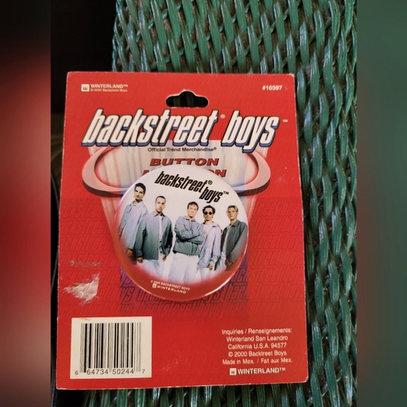 Winterland | Party Supplies | Backstreet Boys Button Pin | Poshmark